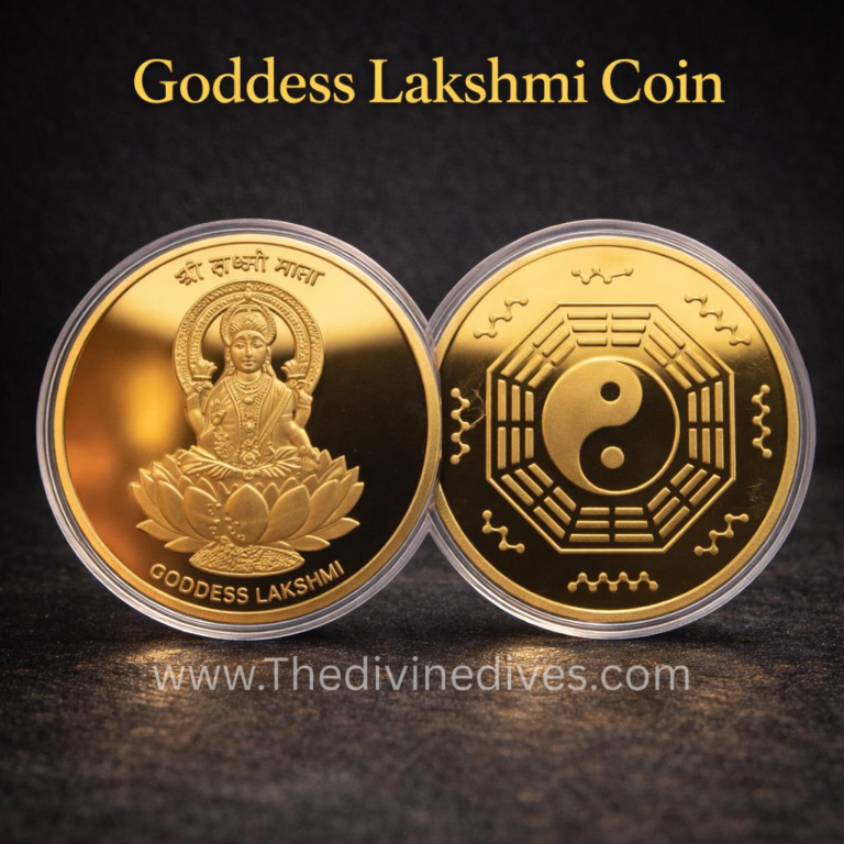 Goddess Lakshmi Feng Shui Wealth Coin – thedivinedives.com